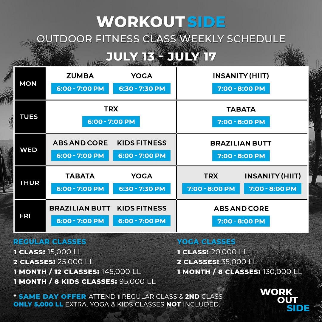 WorkOutSide Lebanon Exercices at Pleine Nature « Lebtivity