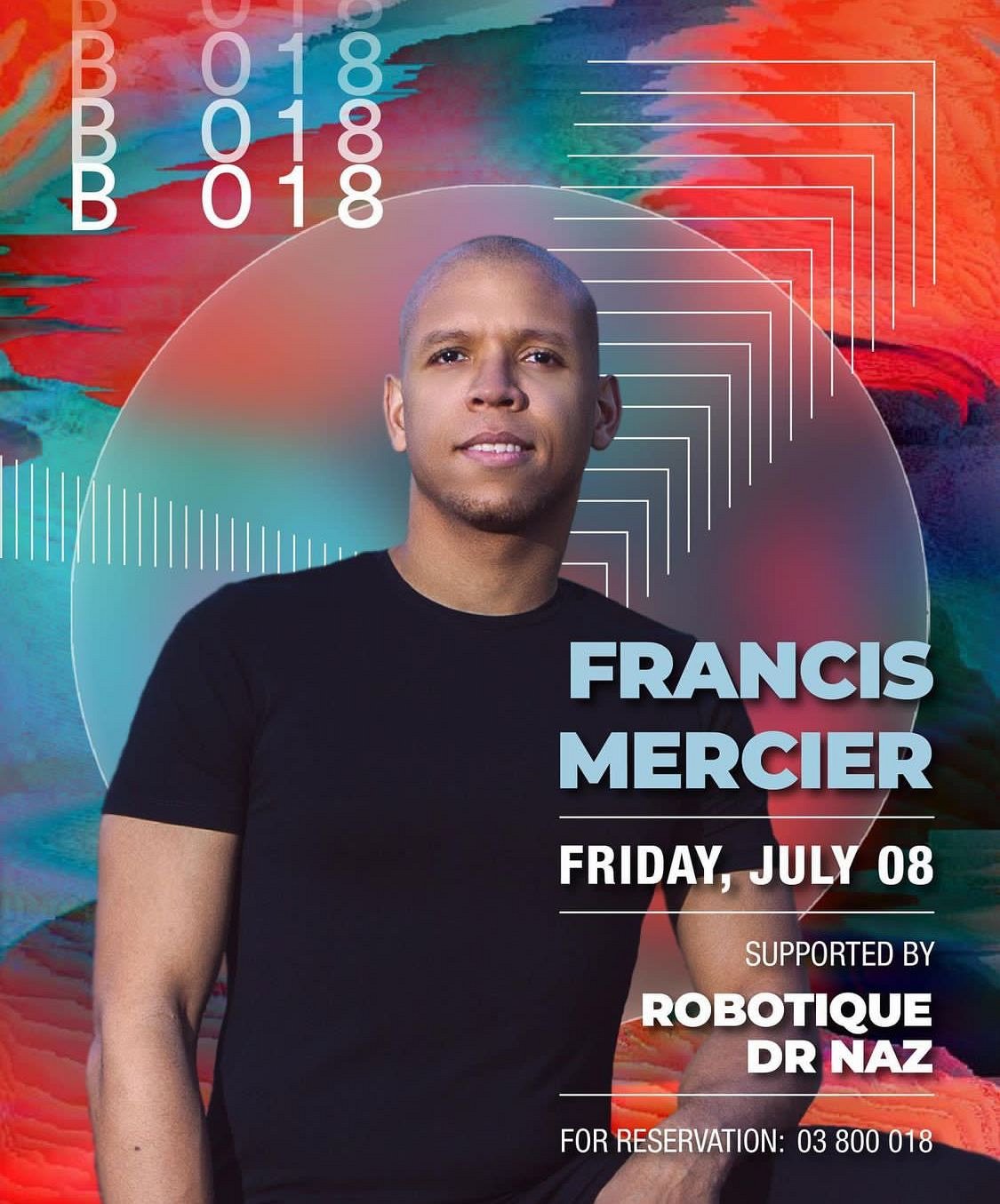 Francis Mercier Live at B018 supported by Robotique & Dr Naz « Lebtivity