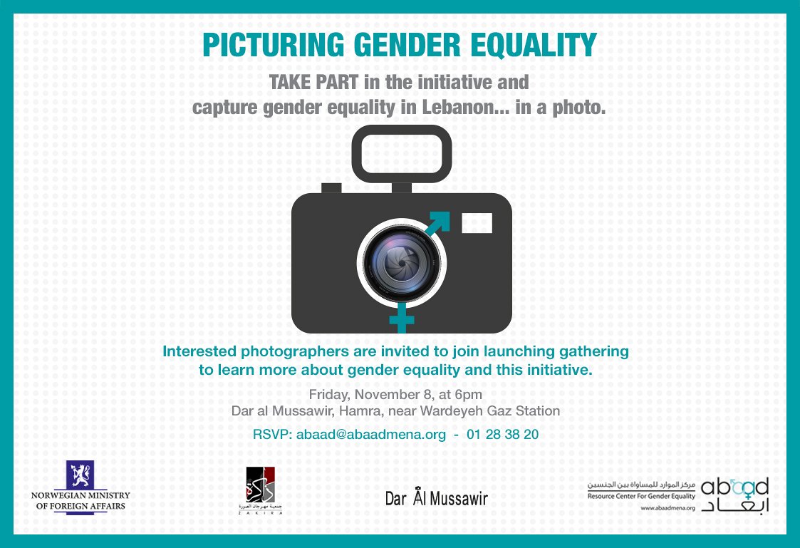 Launching of “Picturing Gender Equality” Photography Initiative « Lebtivity