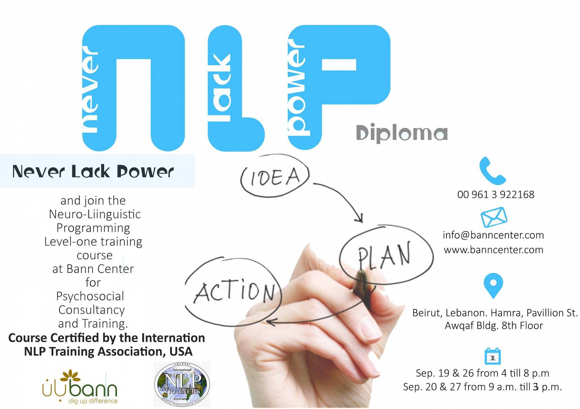 Never Lack Power NLP Diploma Workshop Lebtivity never-lack-power-nlp-diploma-workshop-lebtivity