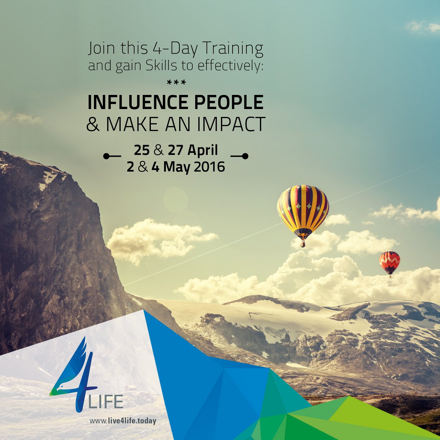 Influence People & Make an Impact with live4life « Lebtivity