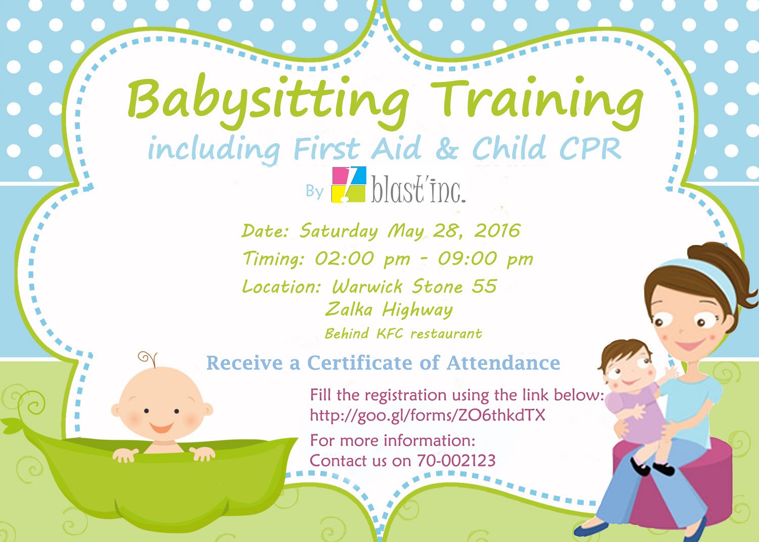 Babysitting Training by Blast'inc « Lebtivity