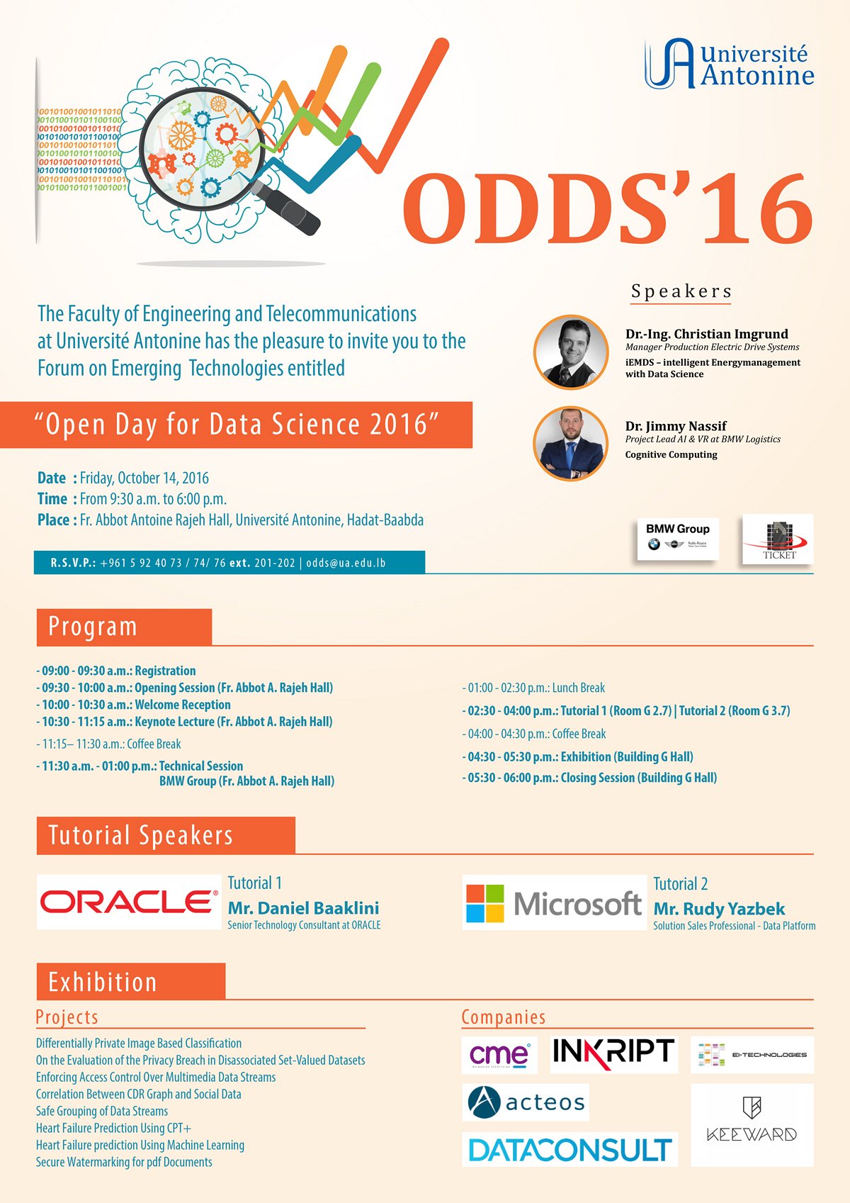 Open Day for Data Science 2016 - Odds’16 « Lebtivity