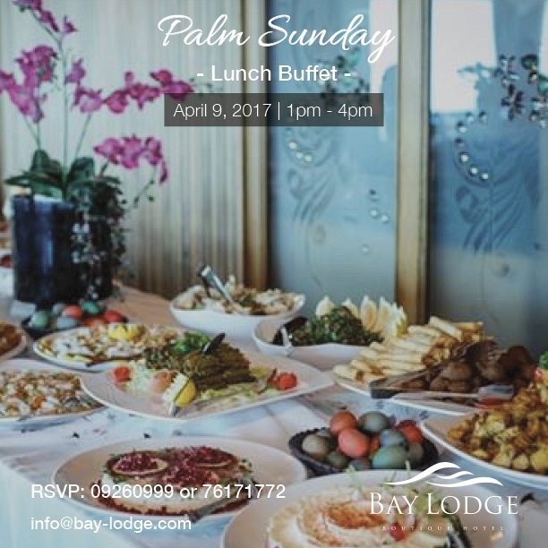 Palm Sunday Lunch Buffet at Bay Lodge « Lebtivity