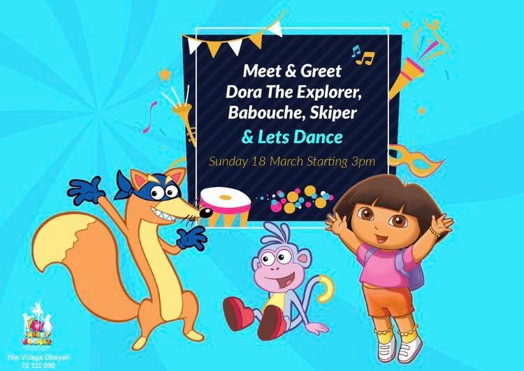 Meet & Greet Dora the Explorer, Babouche, Skiper « Lebtivity