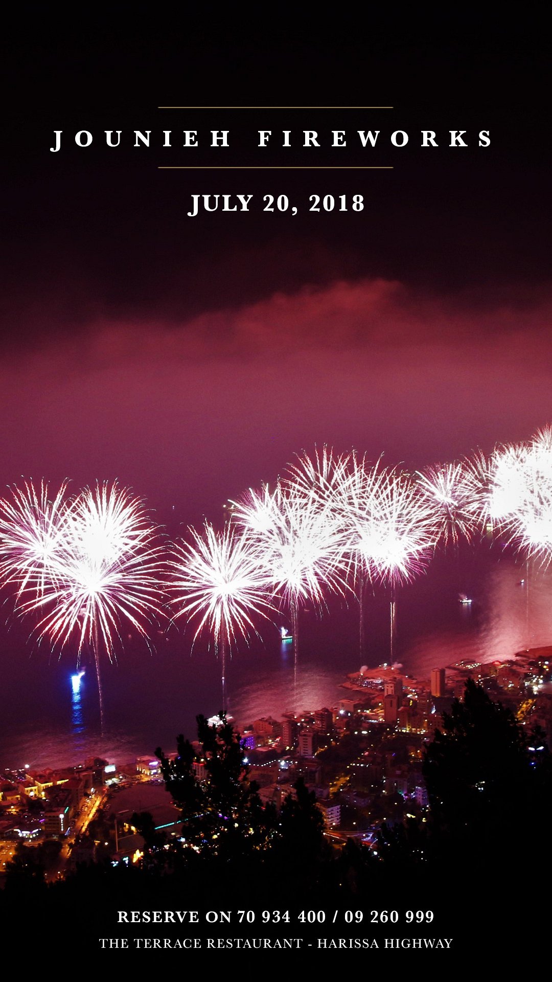 Jounieh Fireworks at The Terrace: One Step Closer to the Stars « Lebtivity