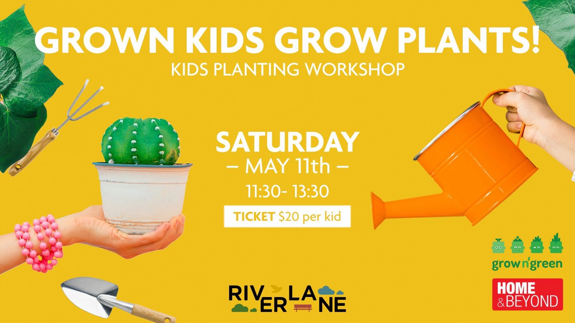 Grown Kids Grow Plants Workshop at Riverlane « Lebtivity