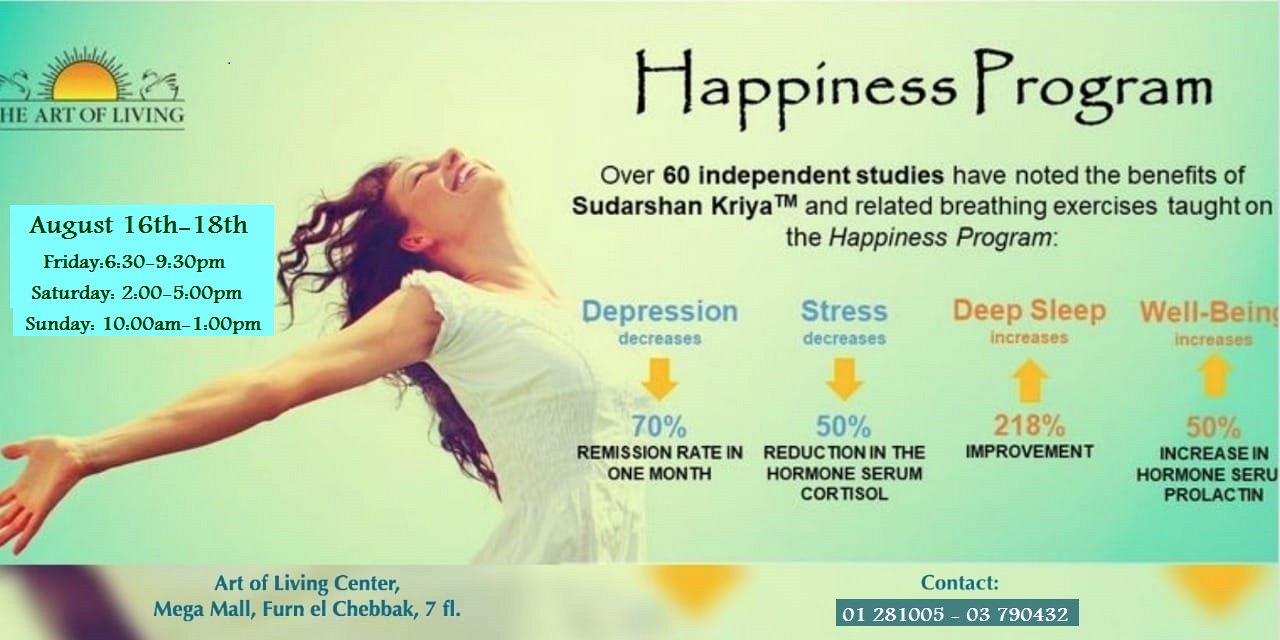 Happiness Program Course - Center « Lebtivity